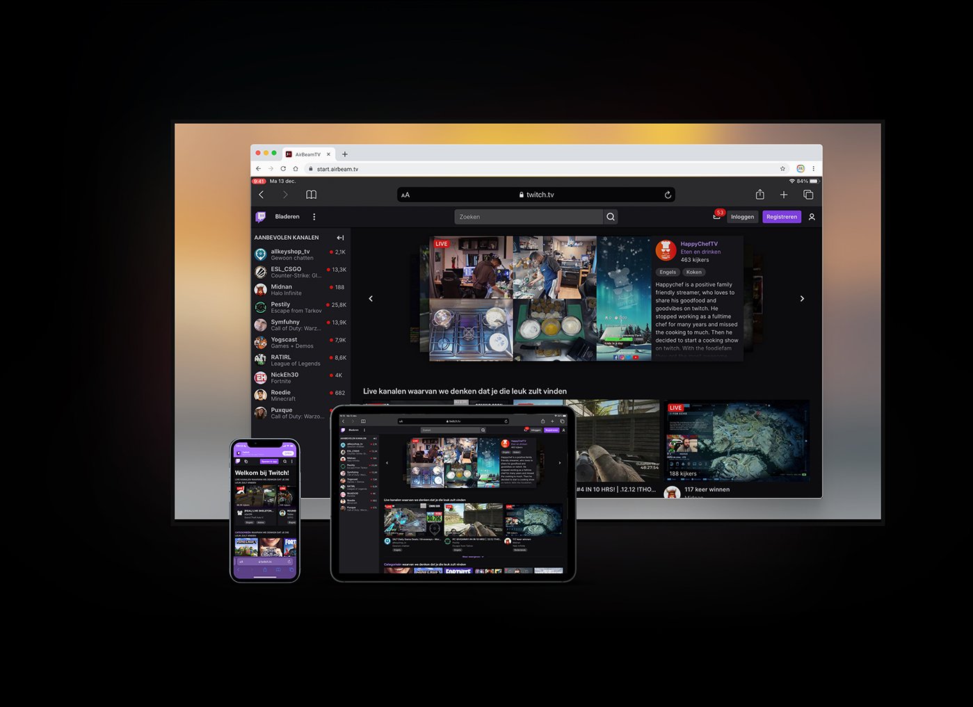App di Screen Mirroring TV: iPhone, Mac & Android | AirBeamTV