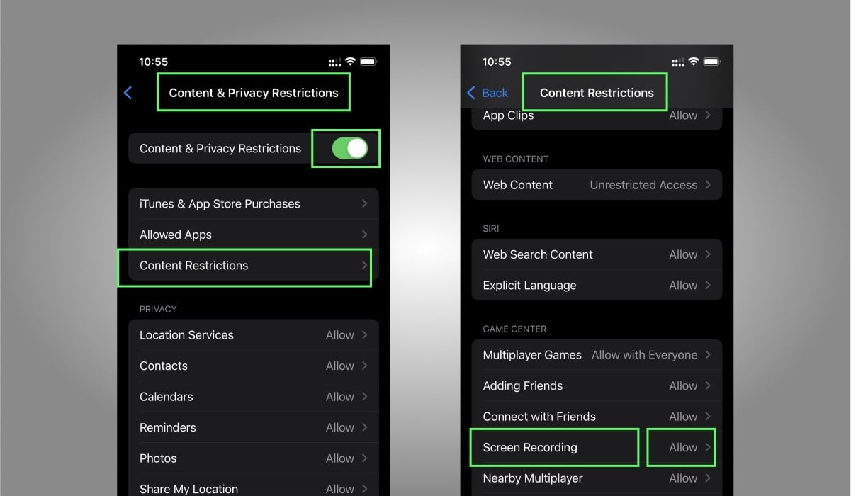How To Turn Off Screen Recording Restrictions in 2025?