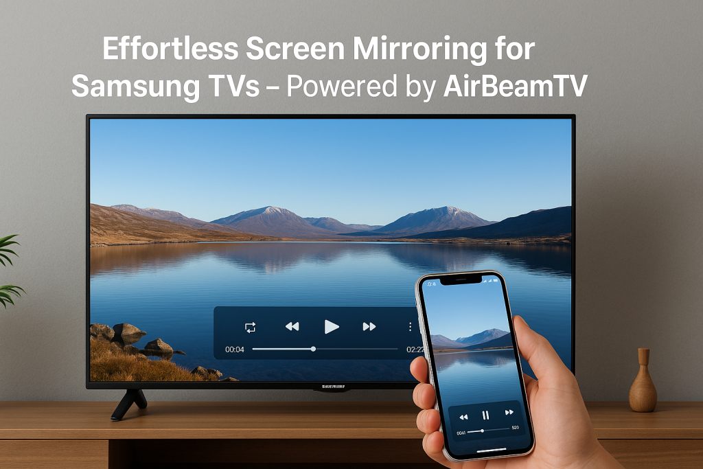 Screen Mirroring on Samsung TV for Seamless Streaming - AirBeamTV