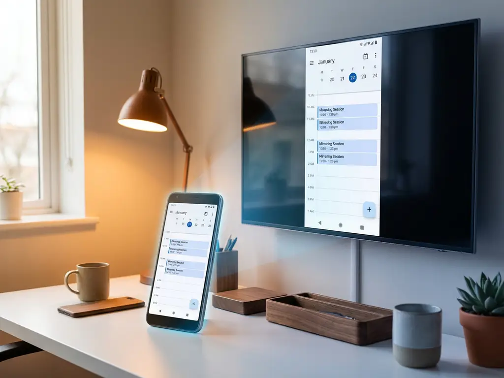 Can you schedule automatic Android screen mirroring sessions? - AirBeamTV