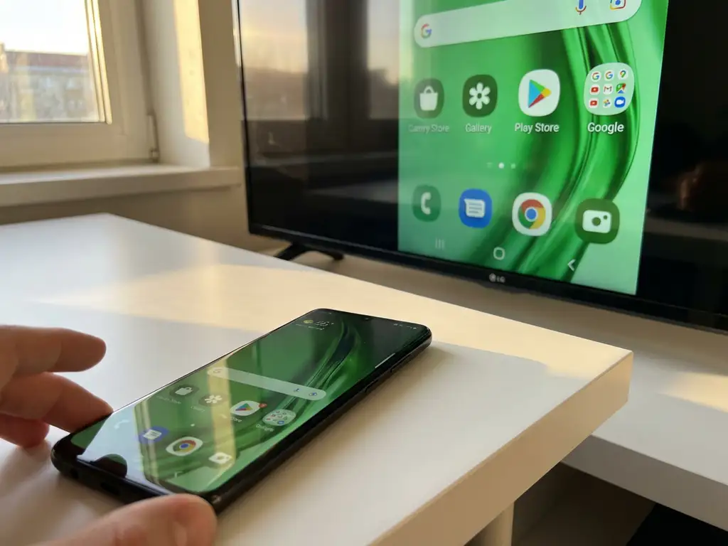 What causes iPhone screen mirroring to show green tint issues? - AirBeamTV